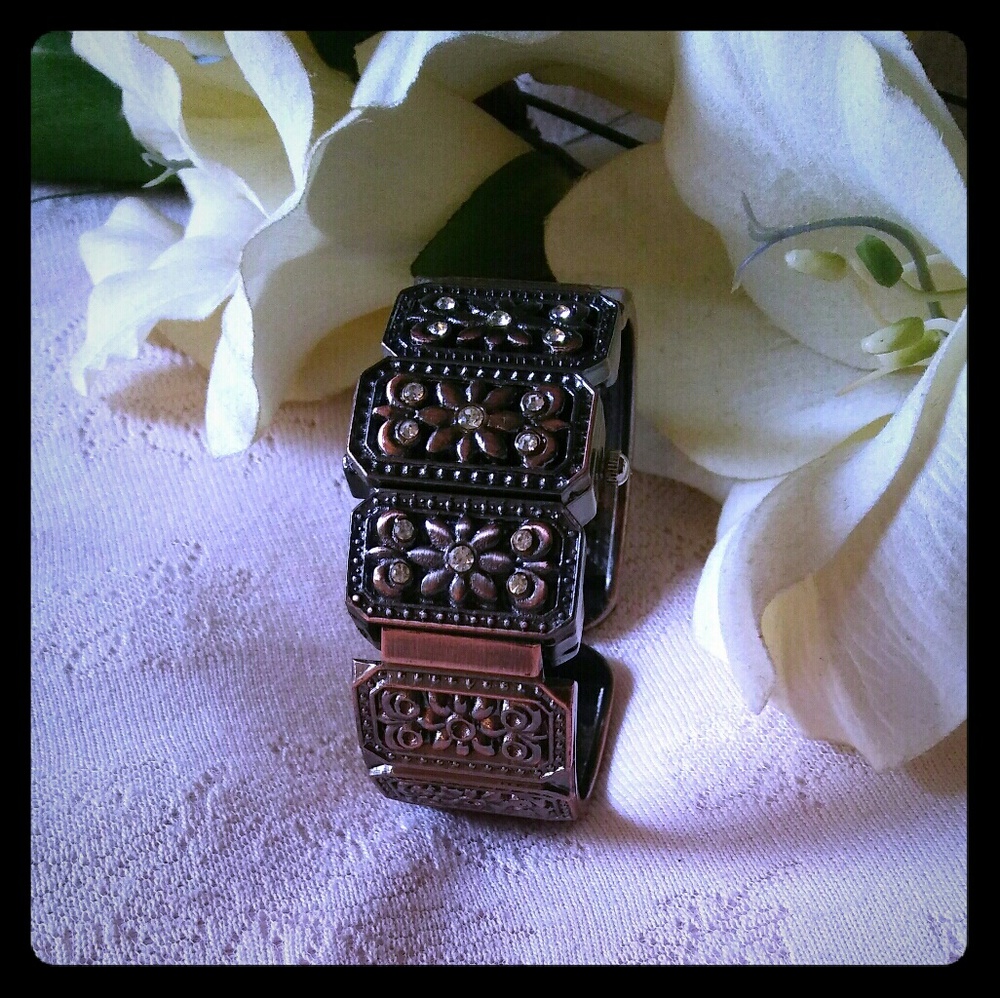 Vintage Denacci Watch Cuff - Gem